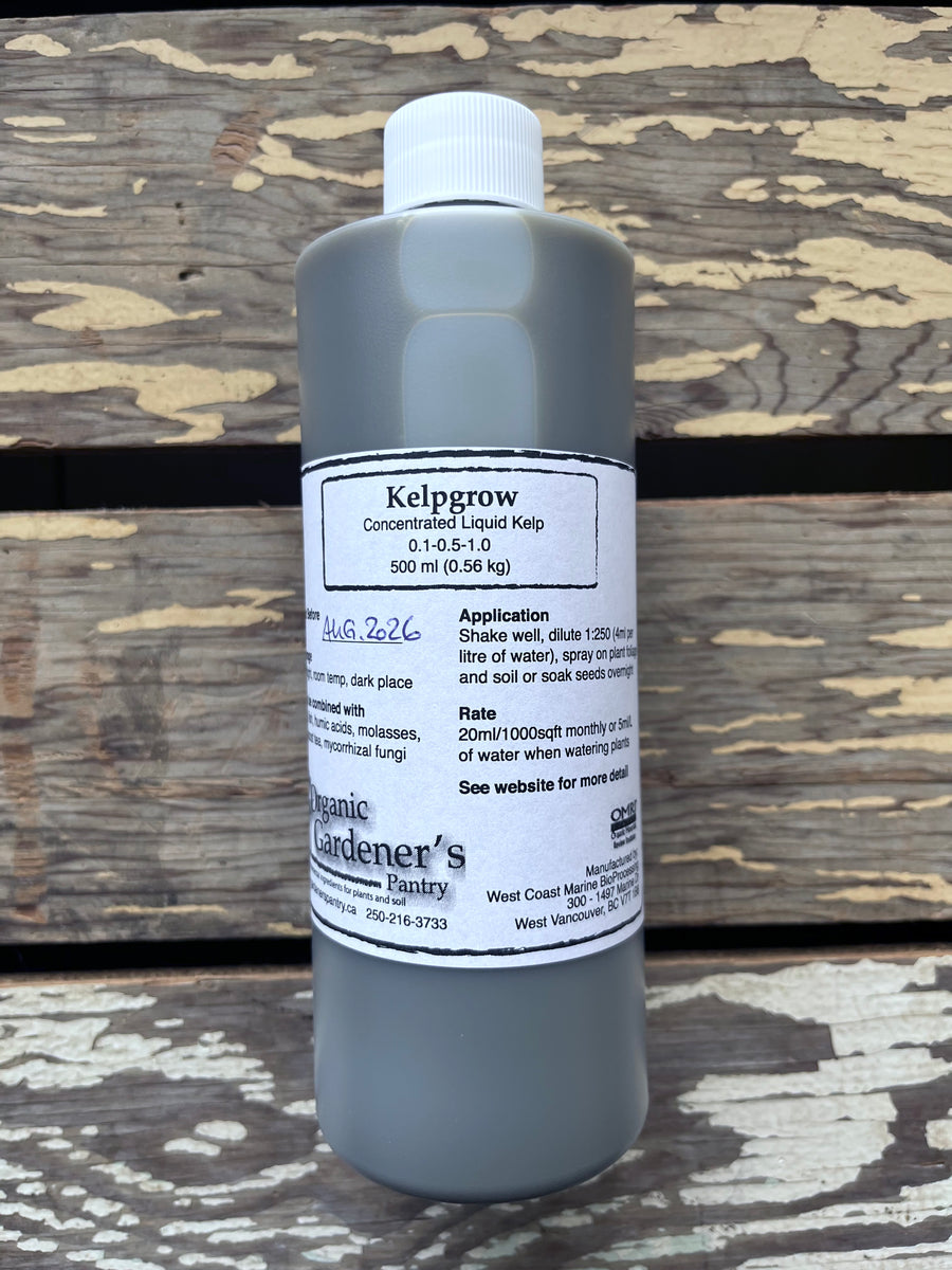 Kelpgrow Liquid Kelp Fertiliser - Victoria BC Canada - Gardener's Kit