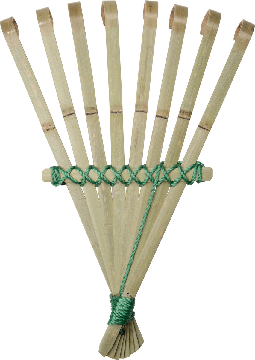 Japanese Niwaki Bamboo Hand Rake - Victoria BC Canada - Gardener's Kit